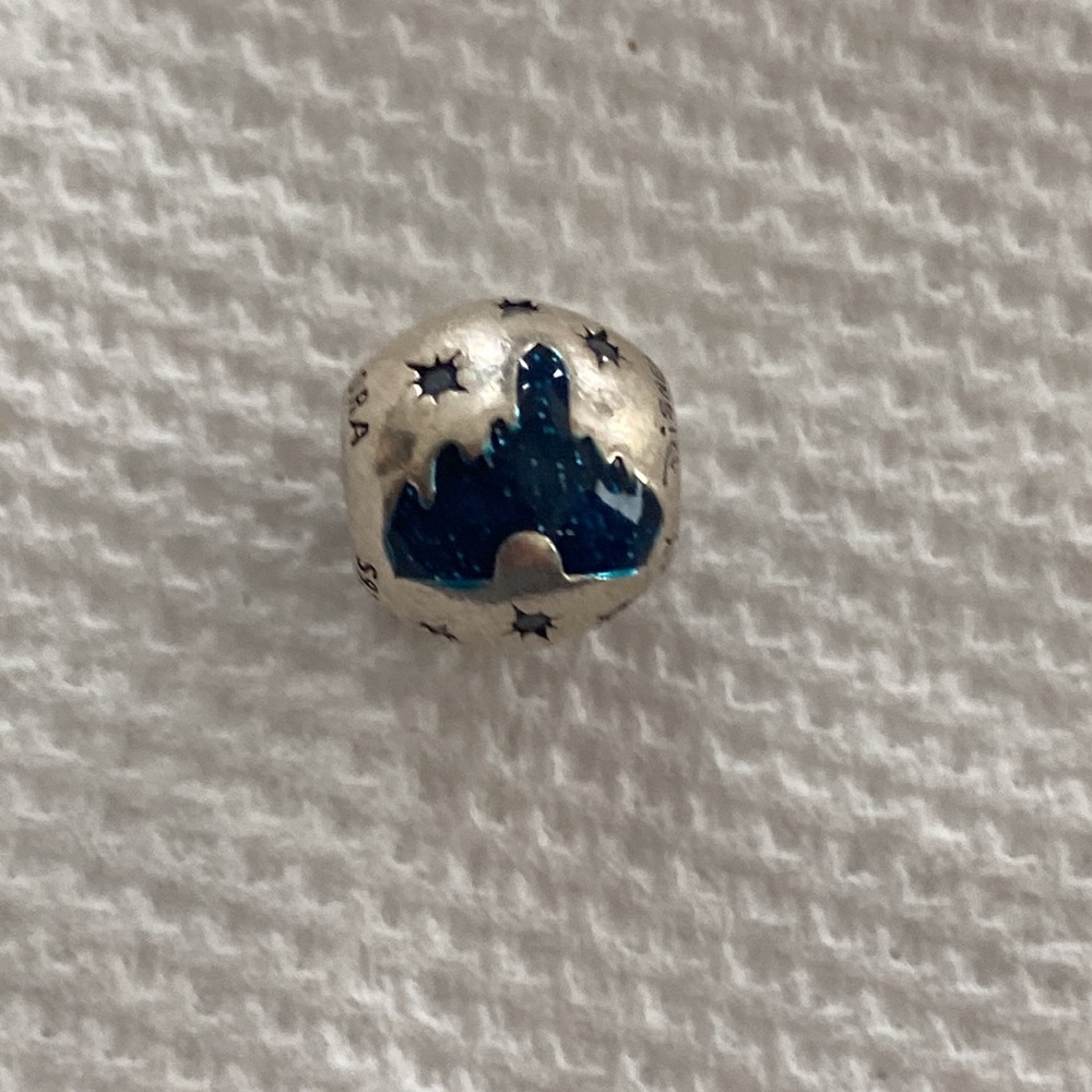 Pandora Charm Disney Sleeping Beauty Blue Castle With… - Gem